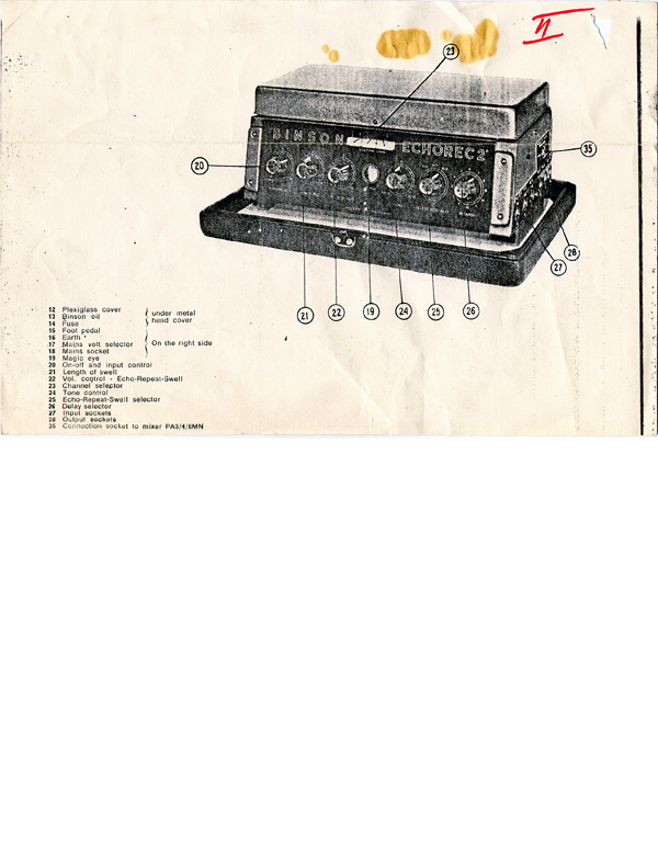 Binson Echorec Documents- Tyler Grund